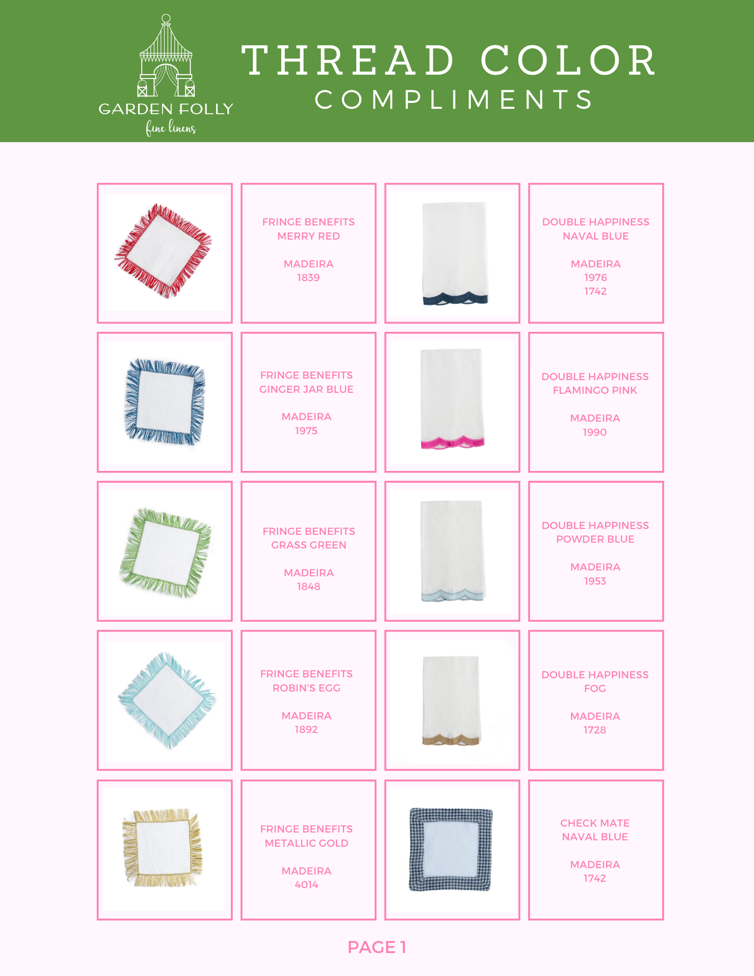 Downloads - Garden Folly Fine Linens